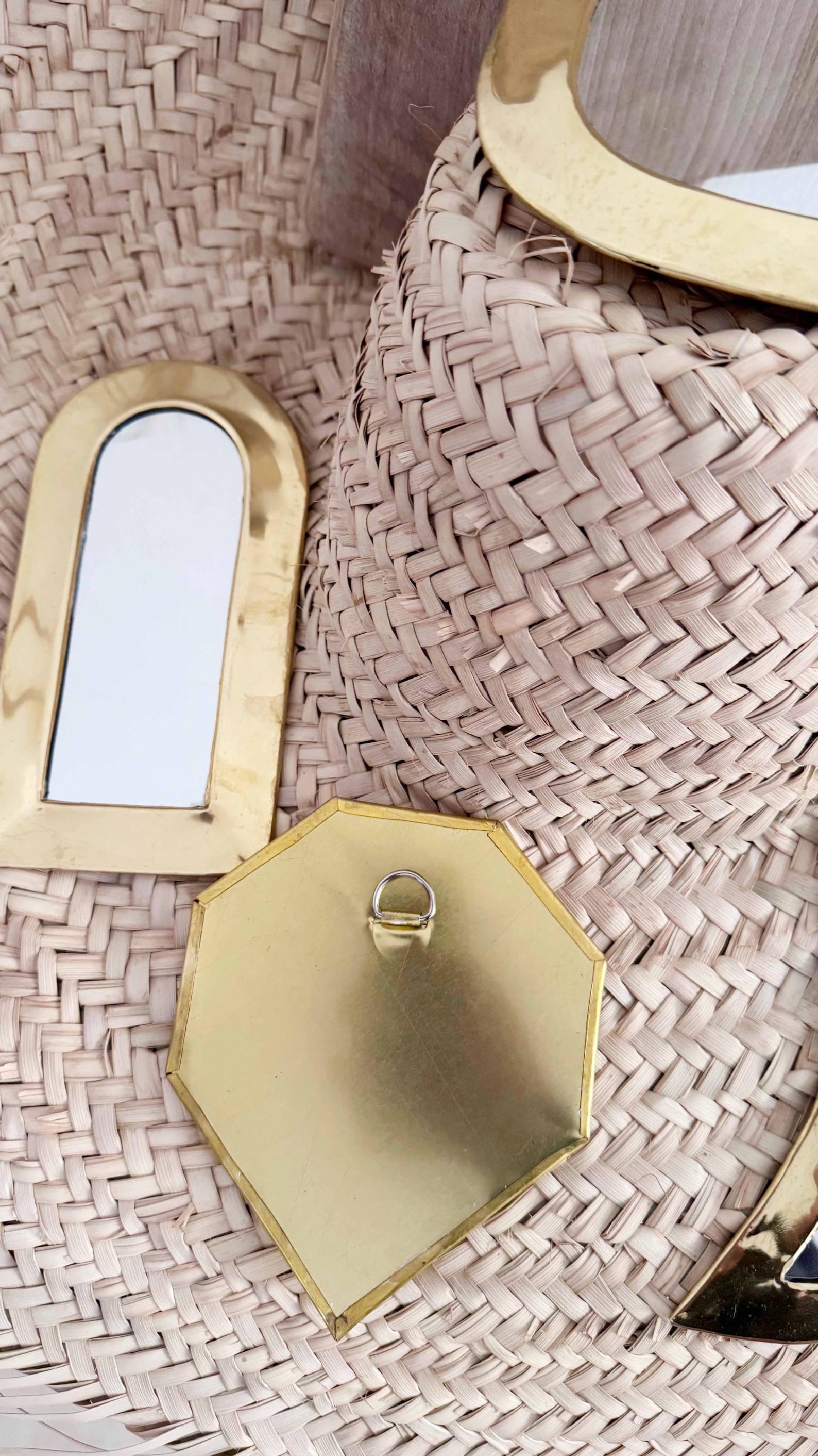 Handmade Brass Wall Mirror: Small Decorative Arch Mirror - Etsy