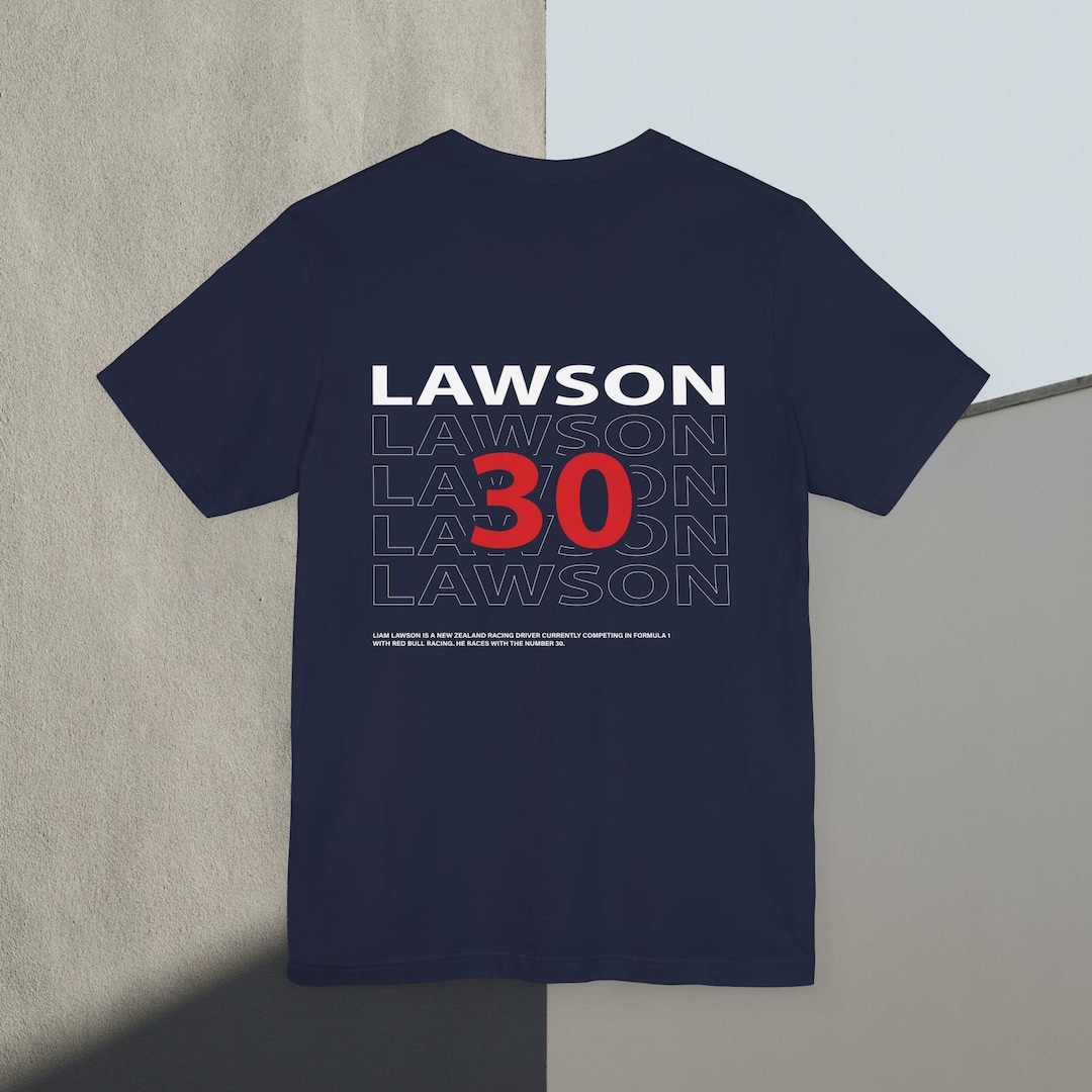Liam Lawson Red Bull Racing T-shirt | F1 Merchandise | Bold Motorsport ...