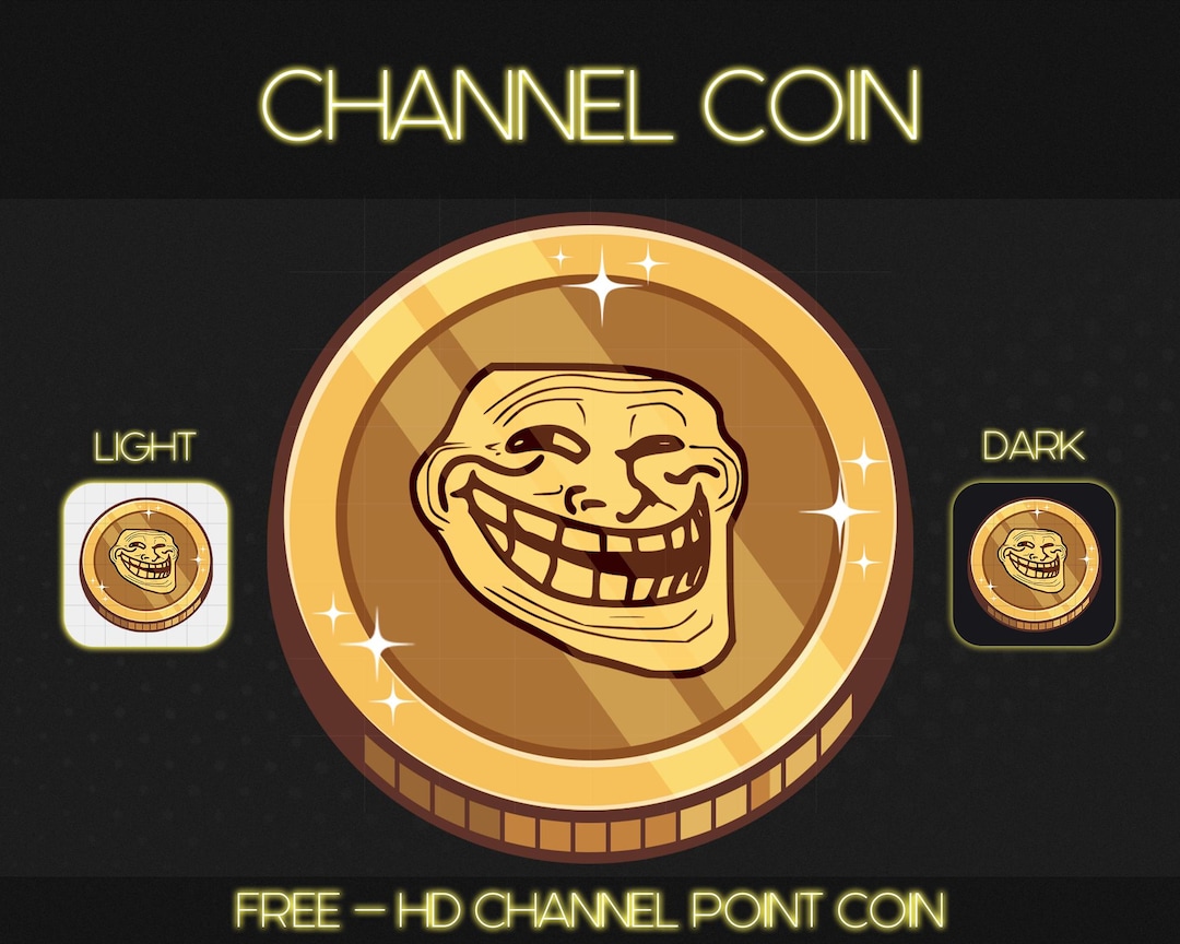 MEME TROLL FACE [ Channel Coin ], Png Format, Asset for Content Creator ...