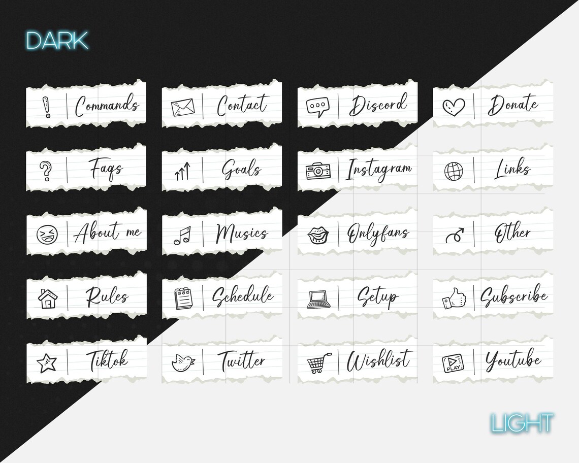WRITE PAPER NOTE [ Stream Panel ], Png Format, Asset for Content ...