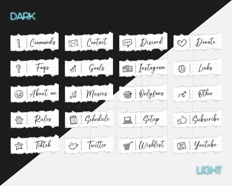 WRITE PAPER NOTE [ Stream Panel ], Png Format, Asset for Content ...