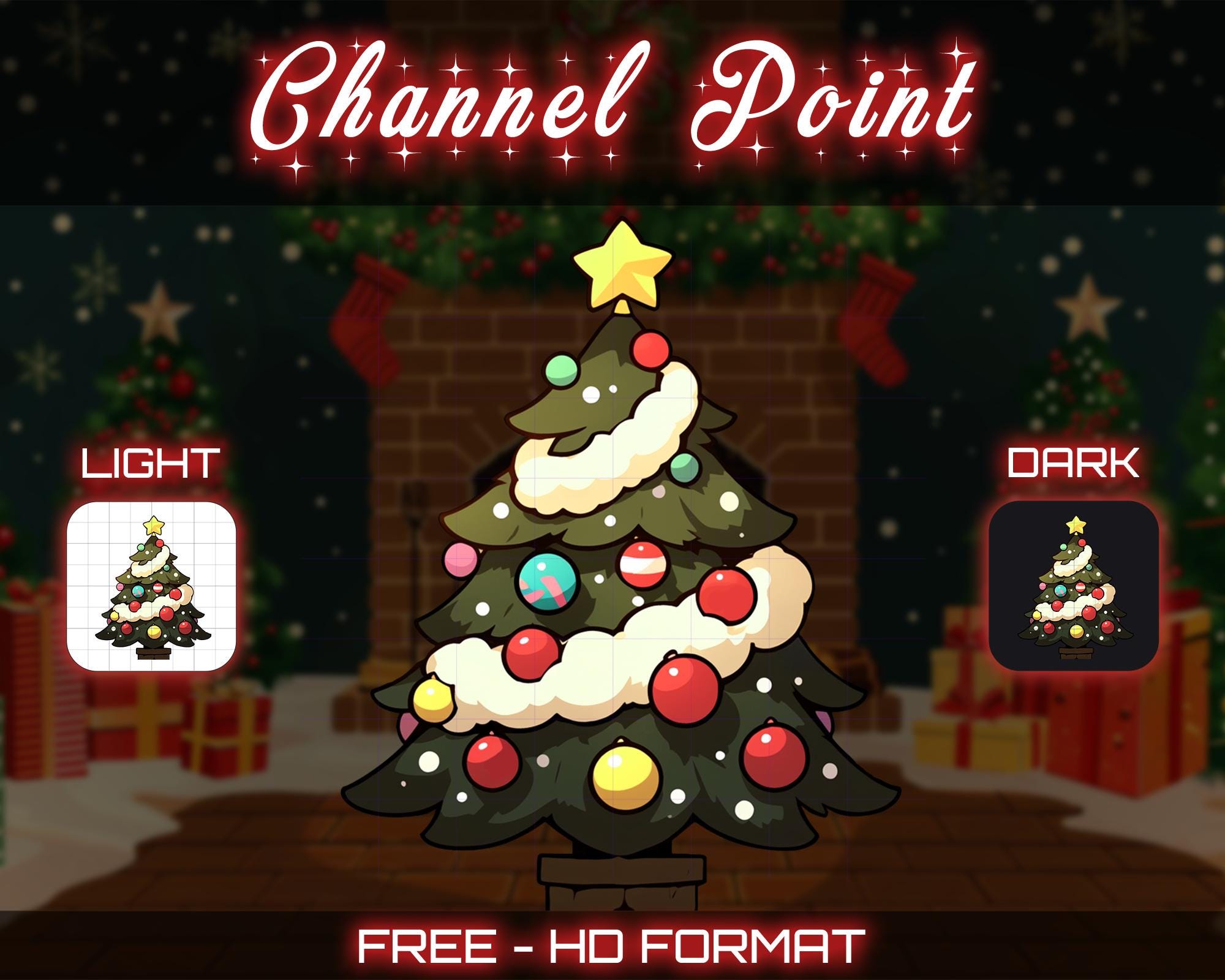 CHRISTMAS TREE Channel Points Designed for Twitch, Discord, Subs ...