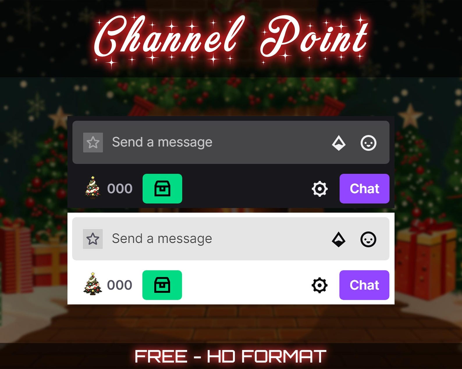 CHRISTMAS TREE Channel Points Designed for Twitch, Discord, Subs ...