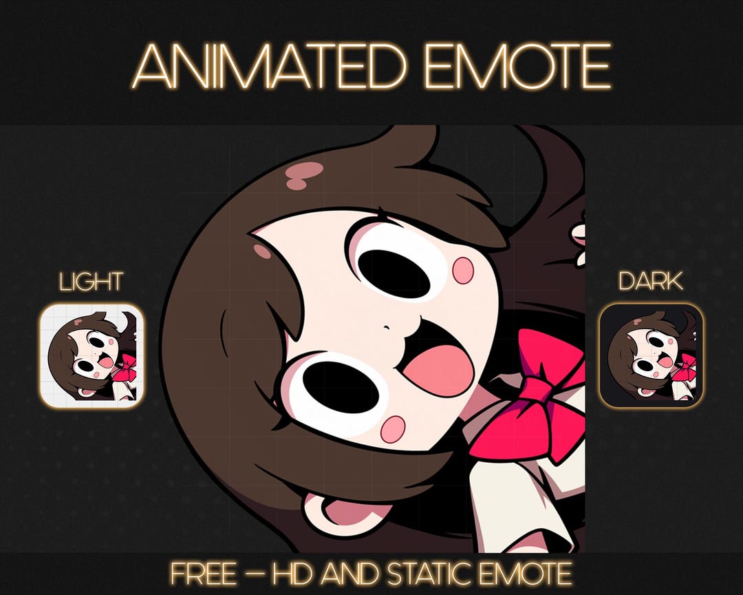 FALLING GIRL Animated Emotes Designed for Twitch, Discord, Subs ...