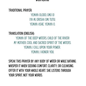 Yemaya: the Orisha of the Ocean Womb by Afro Eclectic Divinity LLC - Etsy