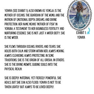 Yemaya: the Orisha of the Ocean Womb by Afro Eclectic Divinity LLC - Etsy