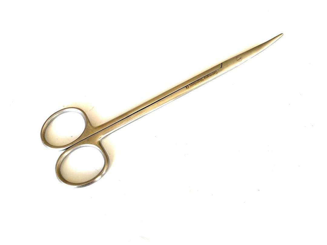 Slim Stainless Steel Scissors: 5.5