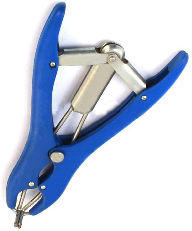 Sheep and Cattle Marking Ring Applicator Castration Pliers Blue Color ...