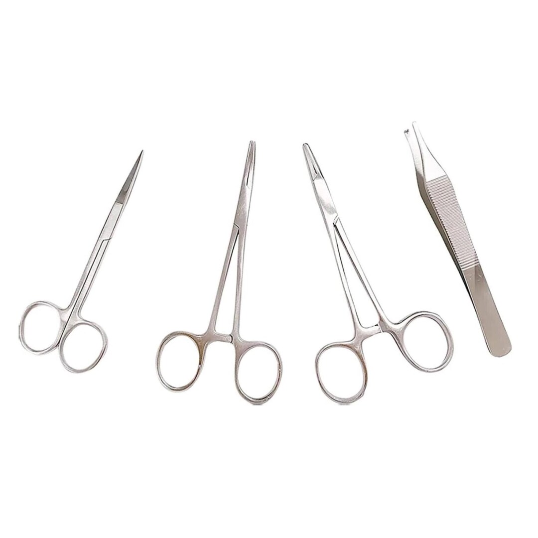 Hemostats Scissors Forceps for Dollmaking Serrated Tips Ideal for ...