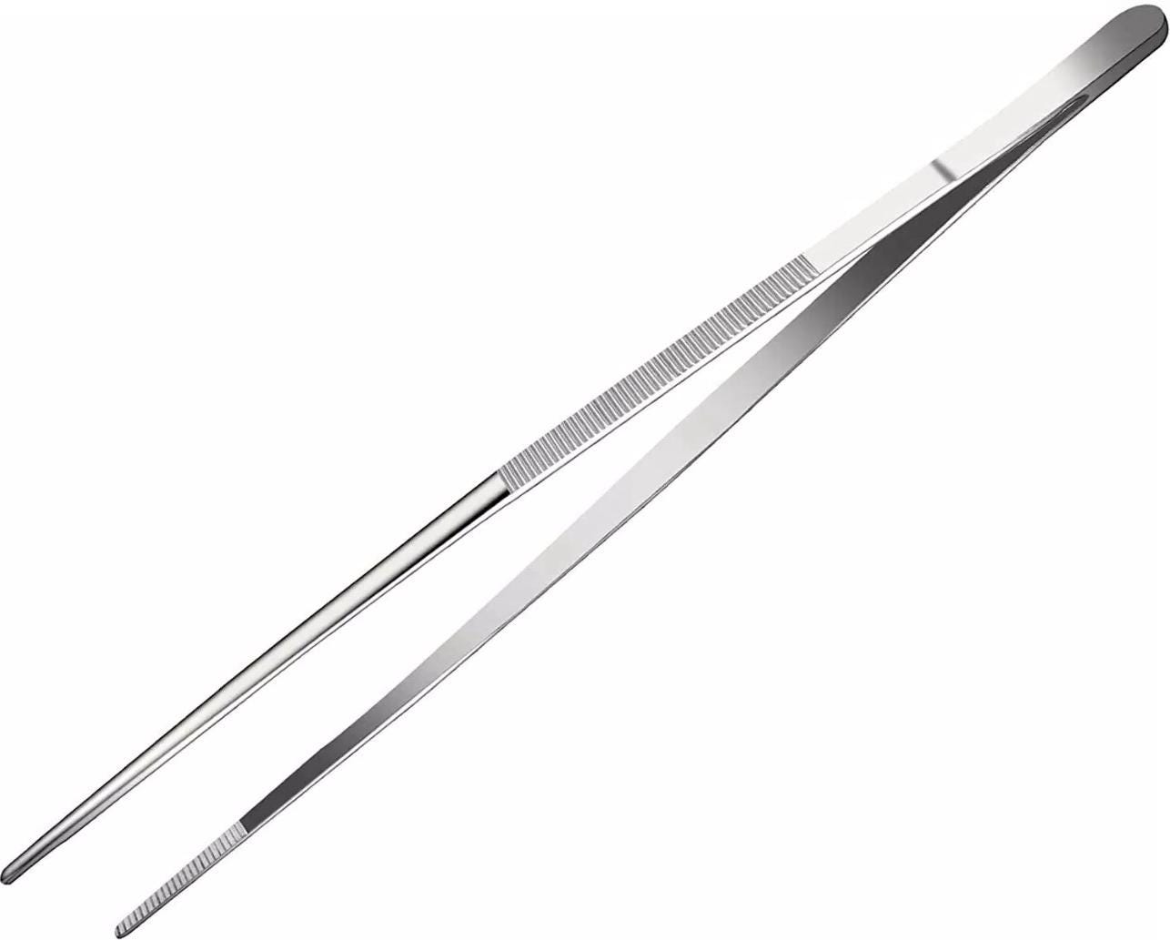 Large Chef Tweezers With Wide Serrated Jaws Kitchen Tongs for Grilling ...
