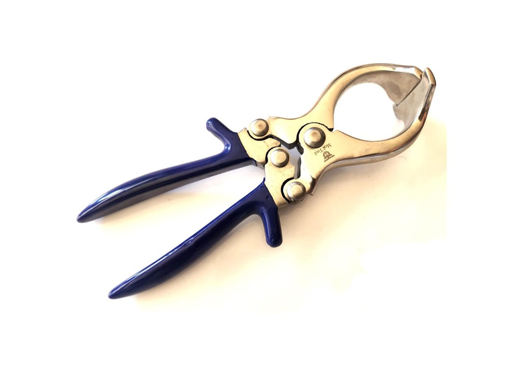 Burdizzo Emasculator Tool for Farm Animals, Stainless Steel, Blue Color ...
