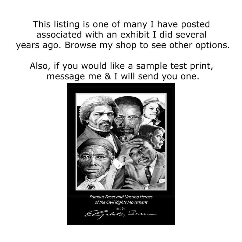 Black History Month Posters: Famous Civil Rights Leaders (digital ...