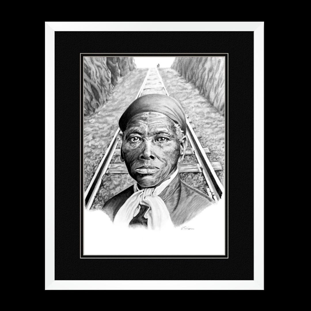 Digitally Matted 16 by 20" Harriet Tubman Poster, Black History Month ...