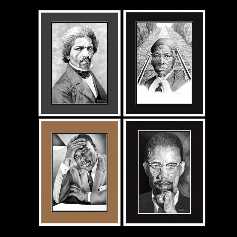 Black History Month Posters: Famous Civil Rights Leaders (digital ...