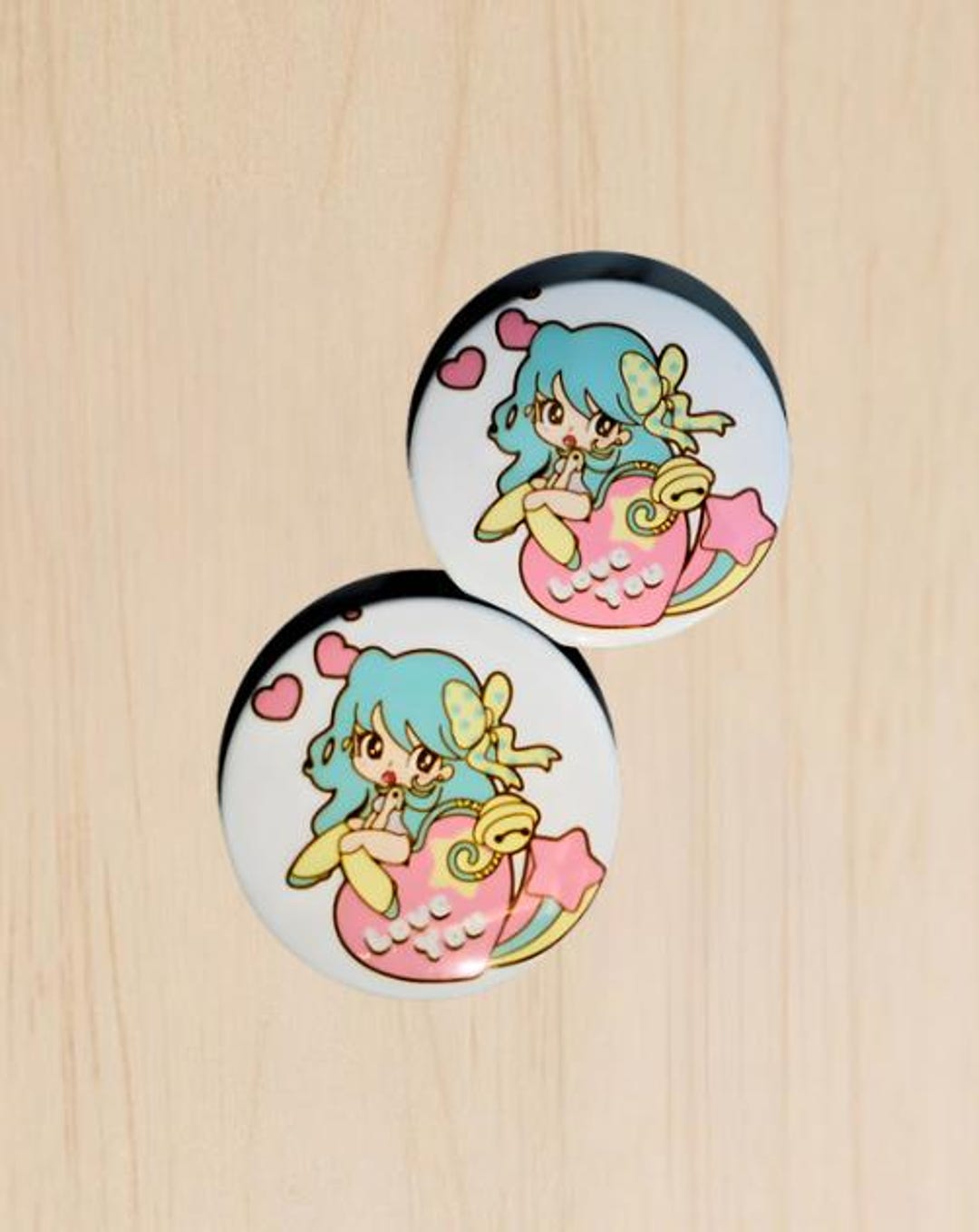 Retro Magical 90s Style Girl Pin - Etsy