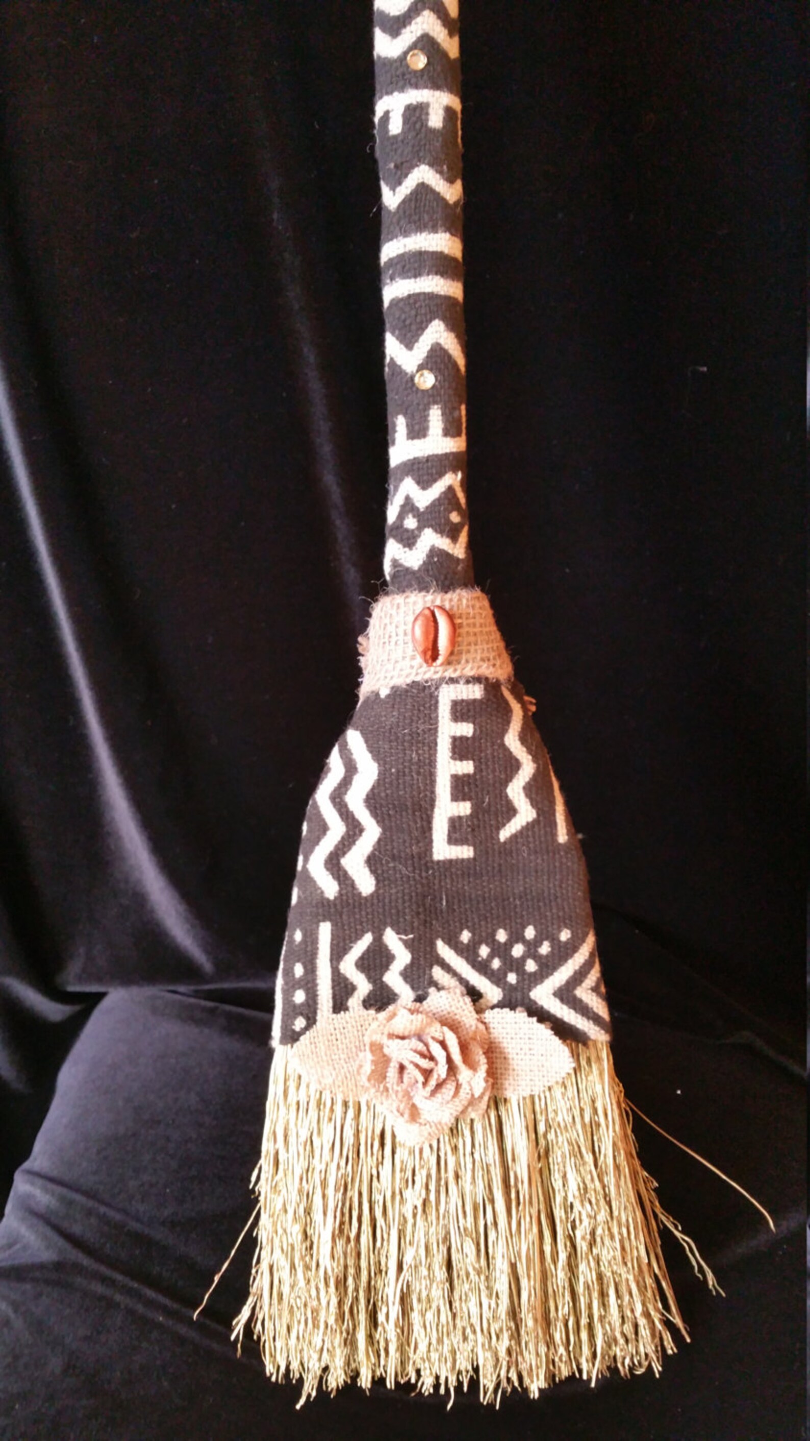 African Mudd Cloth Designed Wedding Ceremonial Jumping Broom - Etsy
