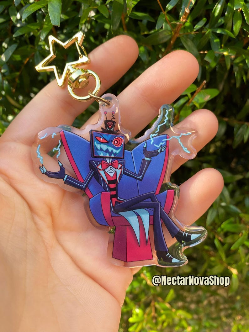 Hazbin Hotel the Vees Epoxy Acrylic Keychains - Etsy