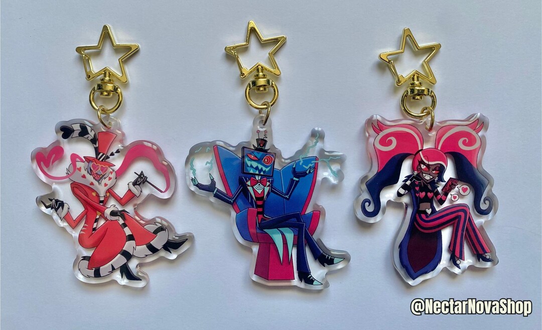 Hazbin Hotel the Vees Epoxy Acrylic Keychains - Etsy