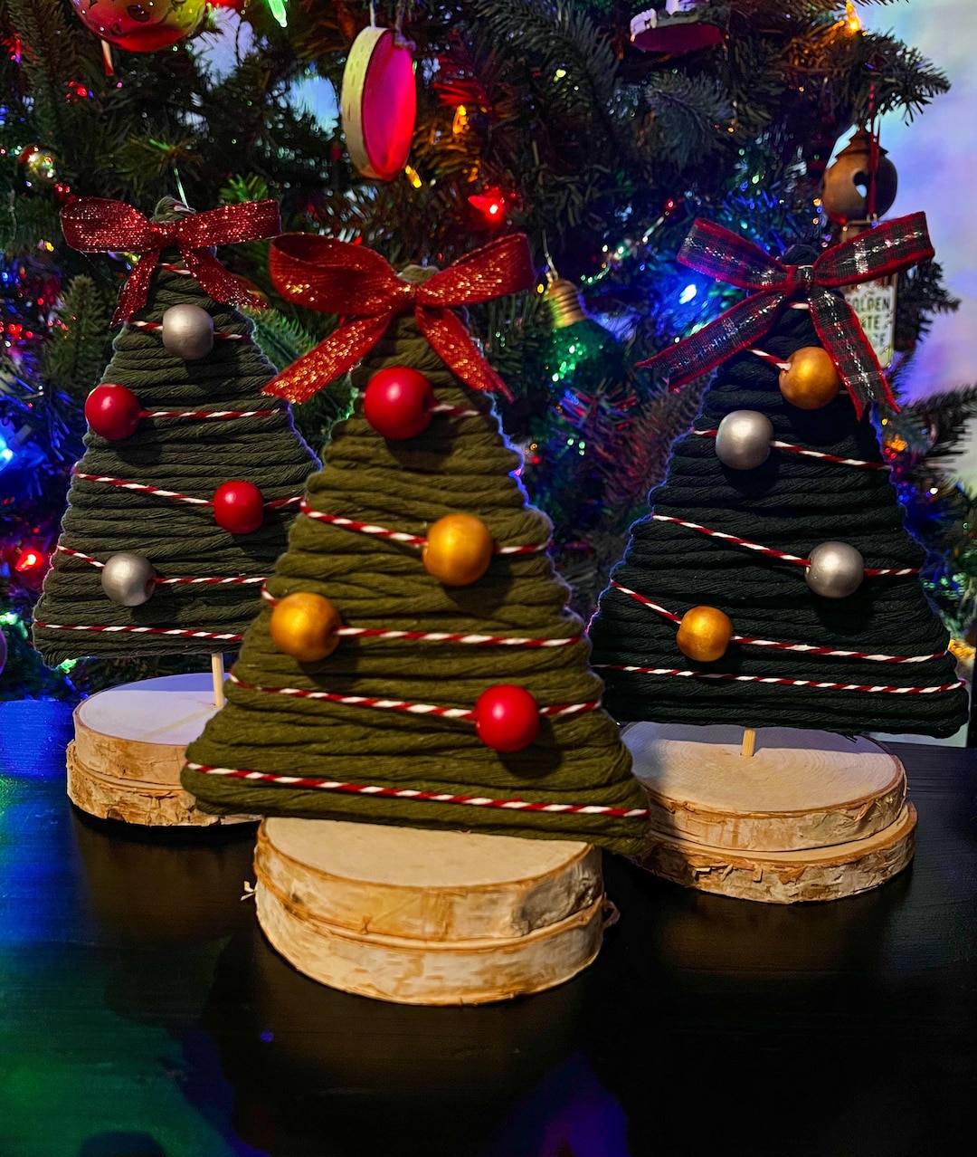 Macrame Holiday Trees - Etsy