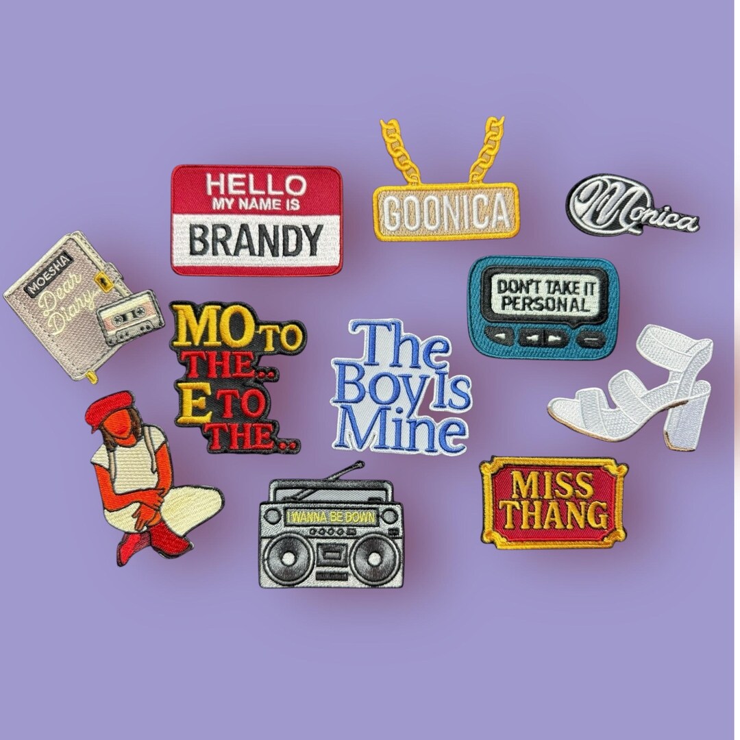 The Boy is Mine| 90s Embroidered Patch Pack: Brandy Vs Monica Tour - Etsy