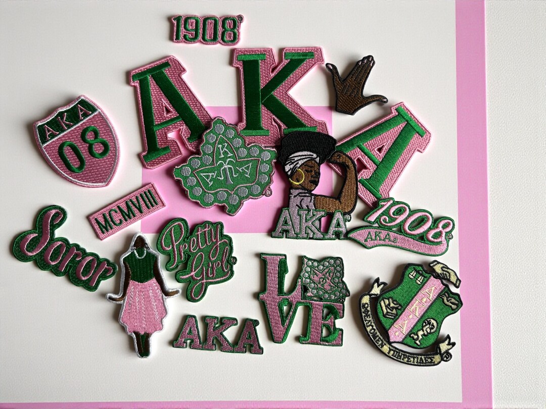 AKA | Alpha Kappa Alpha Patch Pack - Etsy
