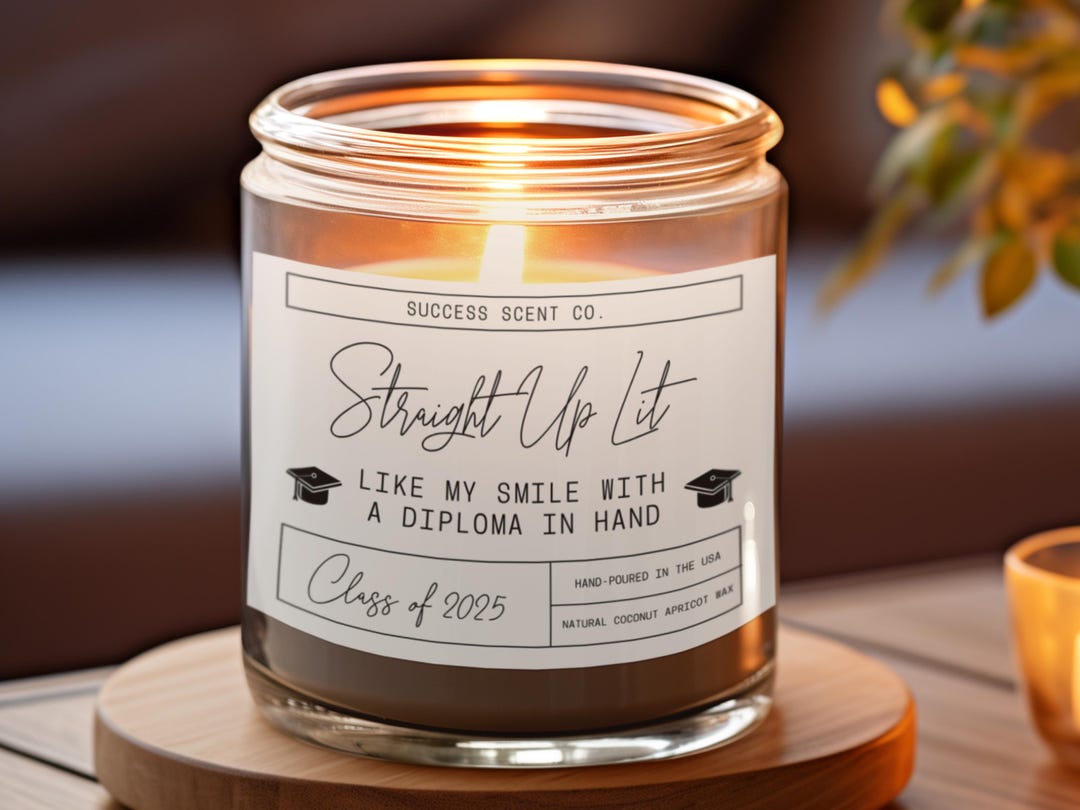 Personalized Graduation Candle, Unique Gift for Graduates, Custom ...