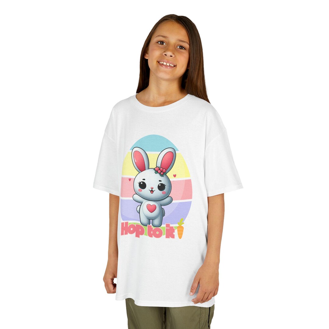 Girls Easter T-shirt - Etsy UK