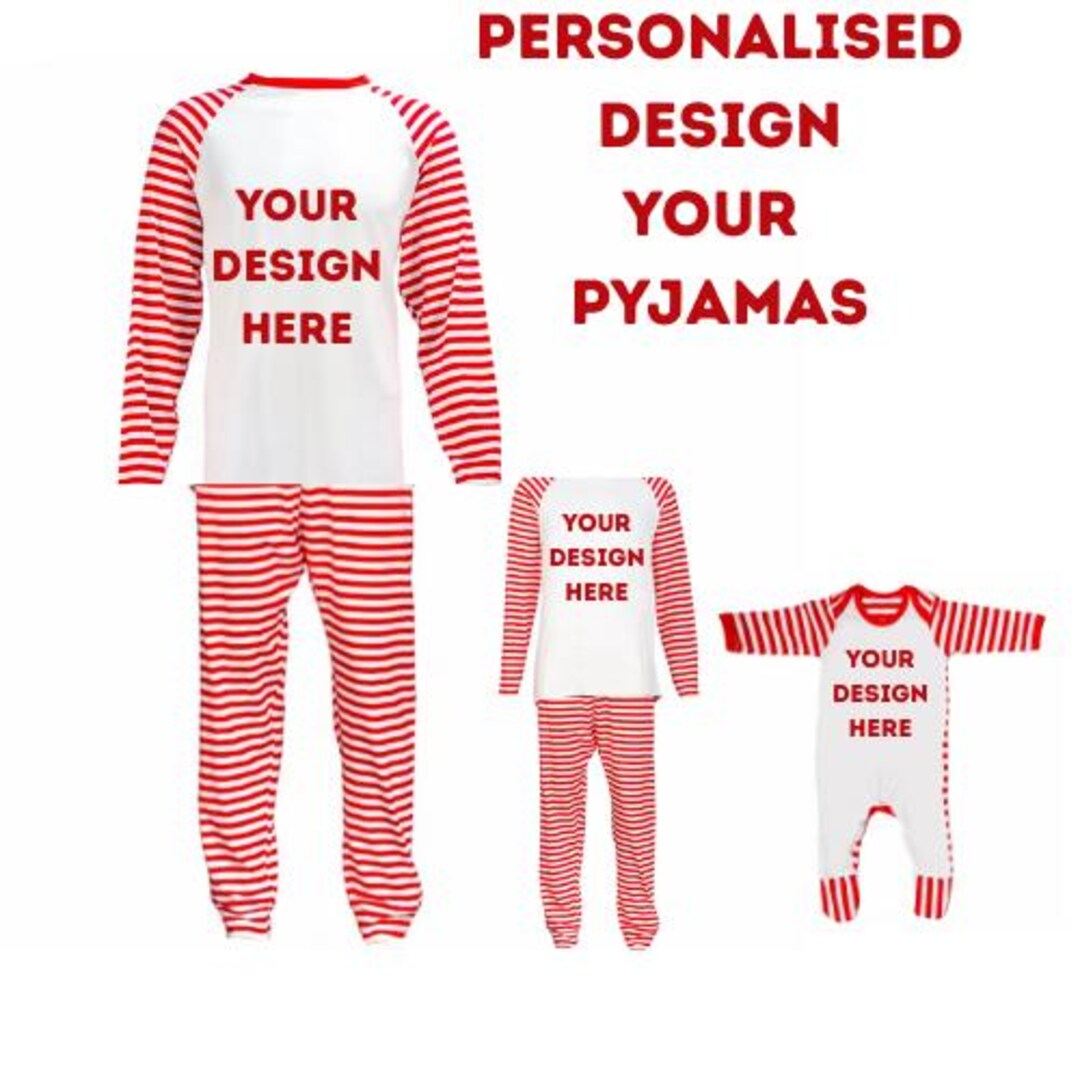 Design Your Own Family Pyjamas – Custom Christmas Pajamas for Kids ...