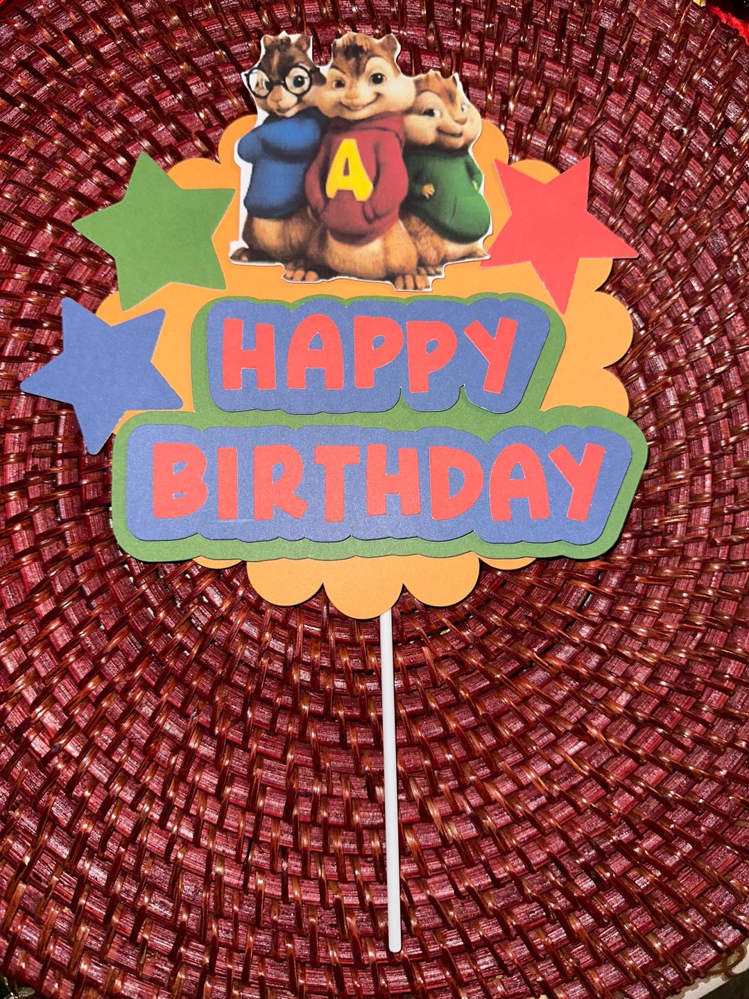 Alvin and the Chipmunks Cake Topper - Etsy