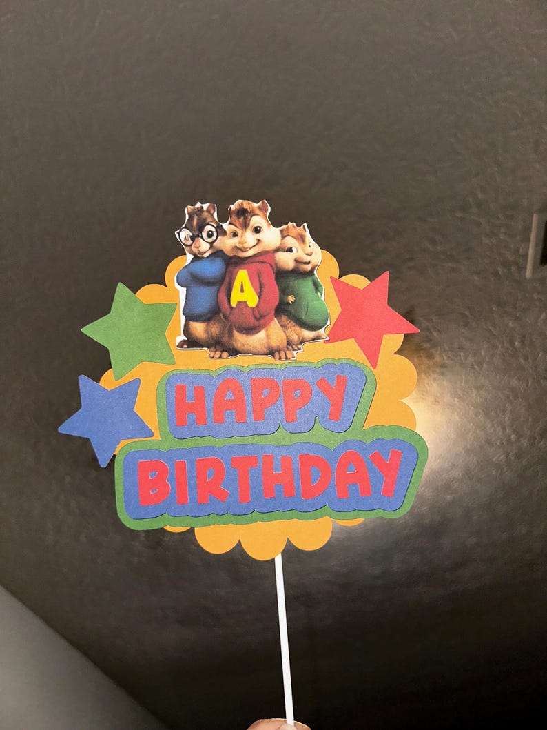 Alvin and the Chipmunks Cake Topper - Etsy