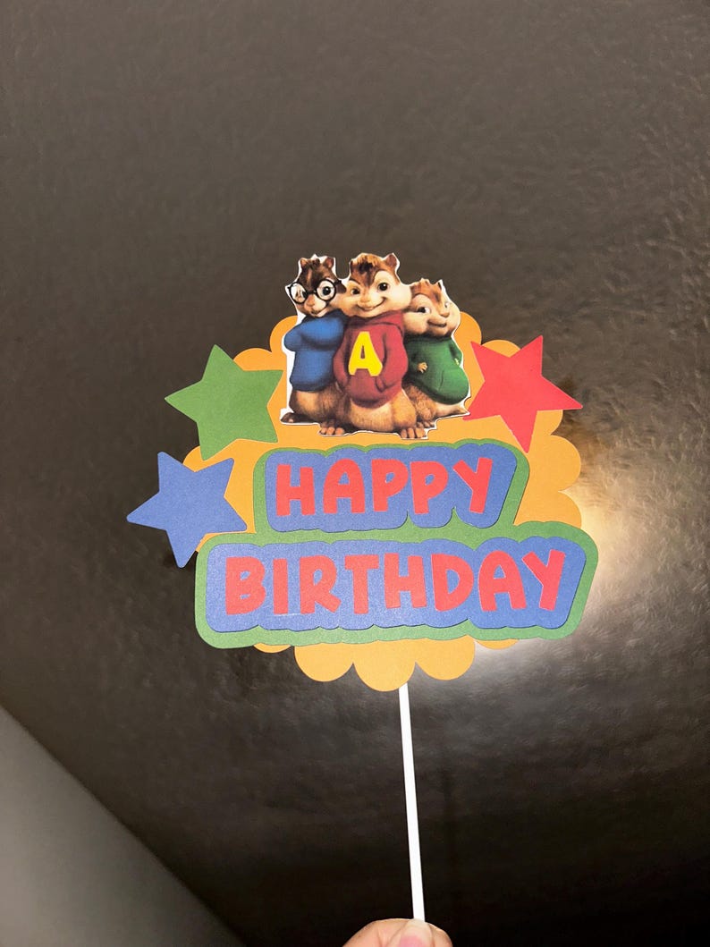 Alvin and the Chipmunks Cake Topper - Etsy