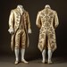 18th-century Rococo Aristocratic Beige Satin Men Suit Custom Made ...