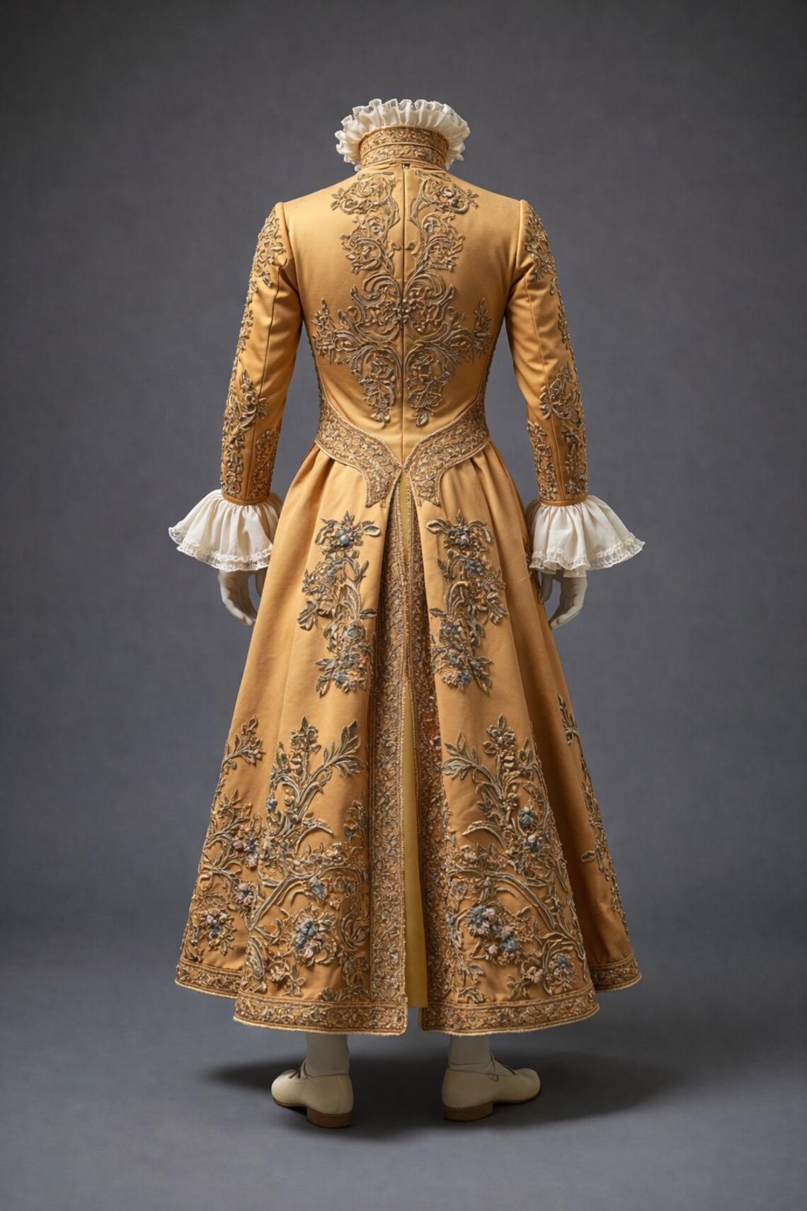 18th Century Rococo Men's Coat: Gold Embroidered Nobleman Costume - Etsy