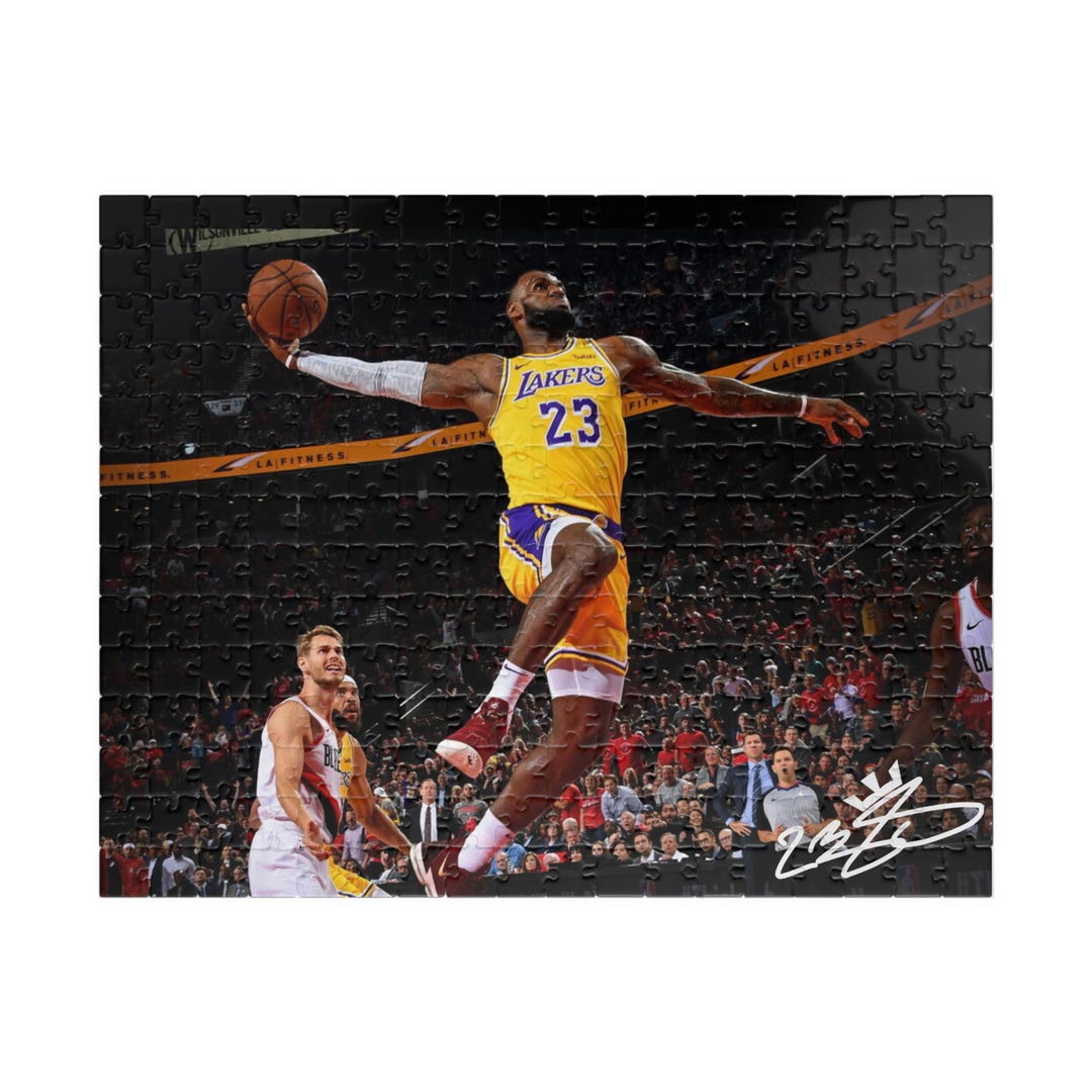 Lebron James Dunk Puzzle - Etsy