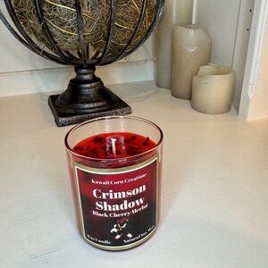 Shadow the Hedgehog - Crimson Shadow - Black Cherry Merlot Soy Candle ...