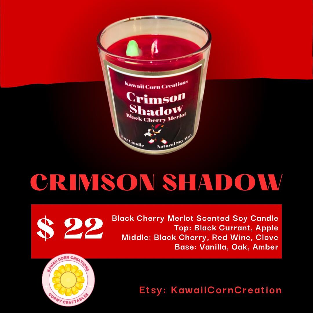 Shadow the Hedgehog - Crimson Shadow - Black Cherry Merlot Coconut ...
