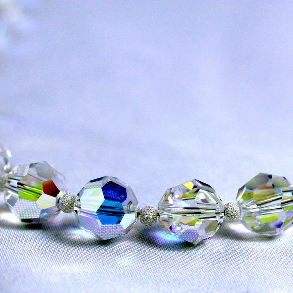 Ab Crystal Necklace - Etsy