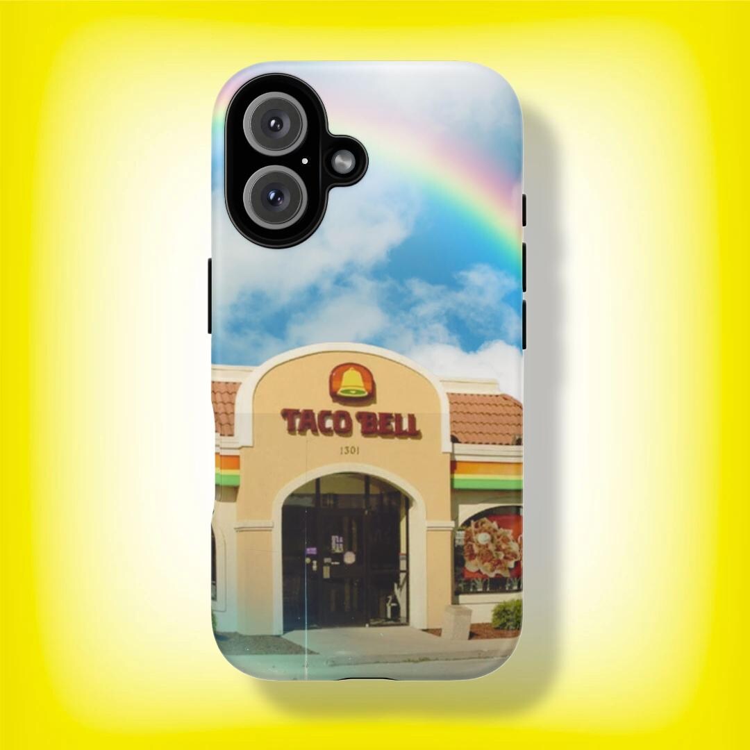 Somewhere Over the Rainbow Taco Bell Phone Case Funny Phone Case Meme ...