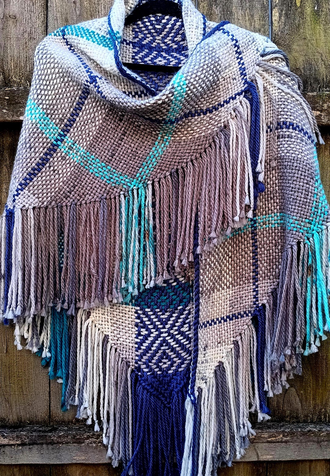 Stones and Gems Handwoven Shawl - Etsy