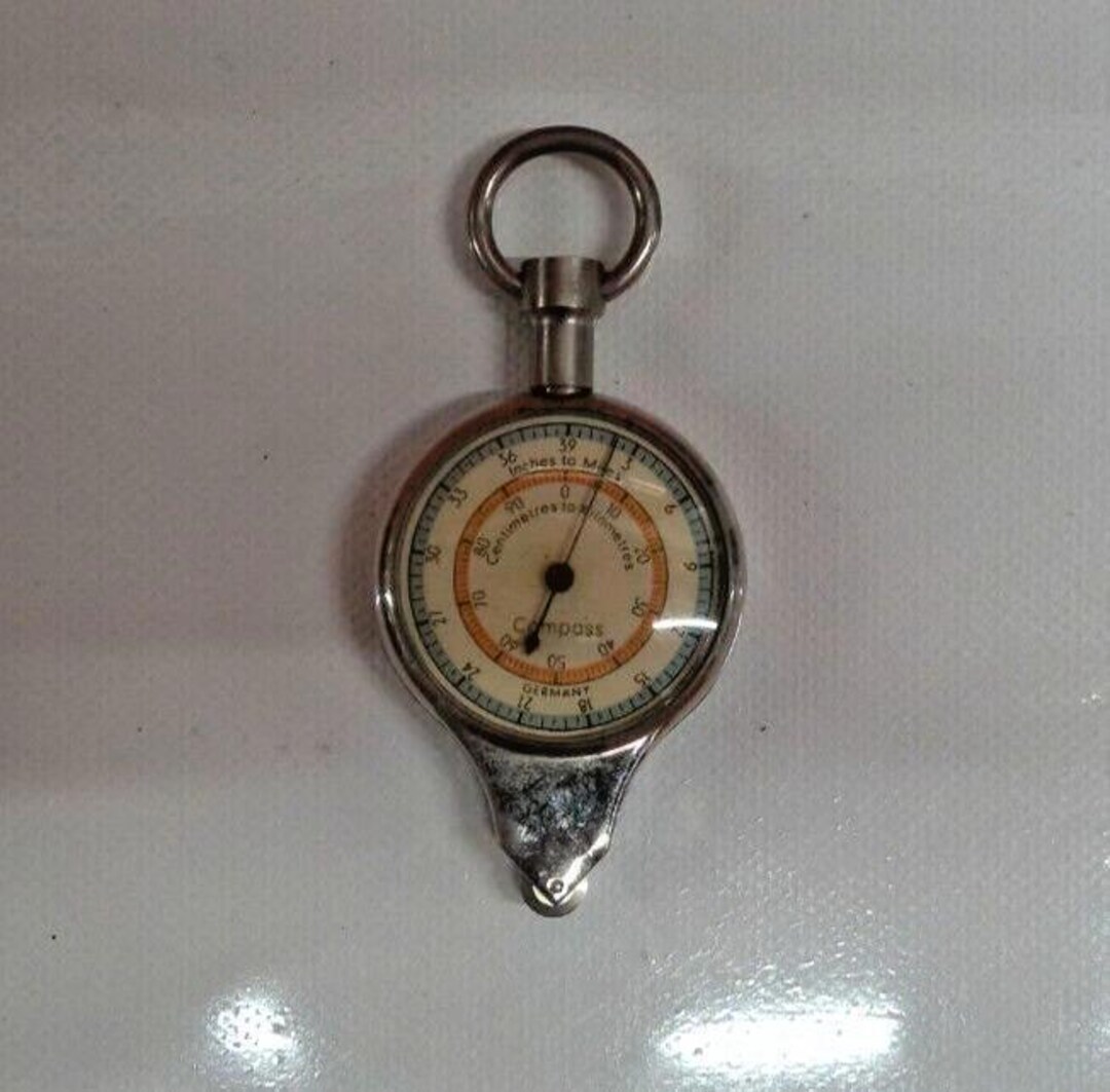 Opisometer Map Distance Compass Tool West Germany Case Curvimeter With ...