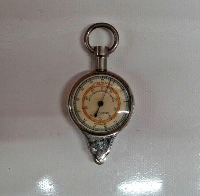 Opisometer Map Distance Compass Tool West Germany Case Curvimeter With ...