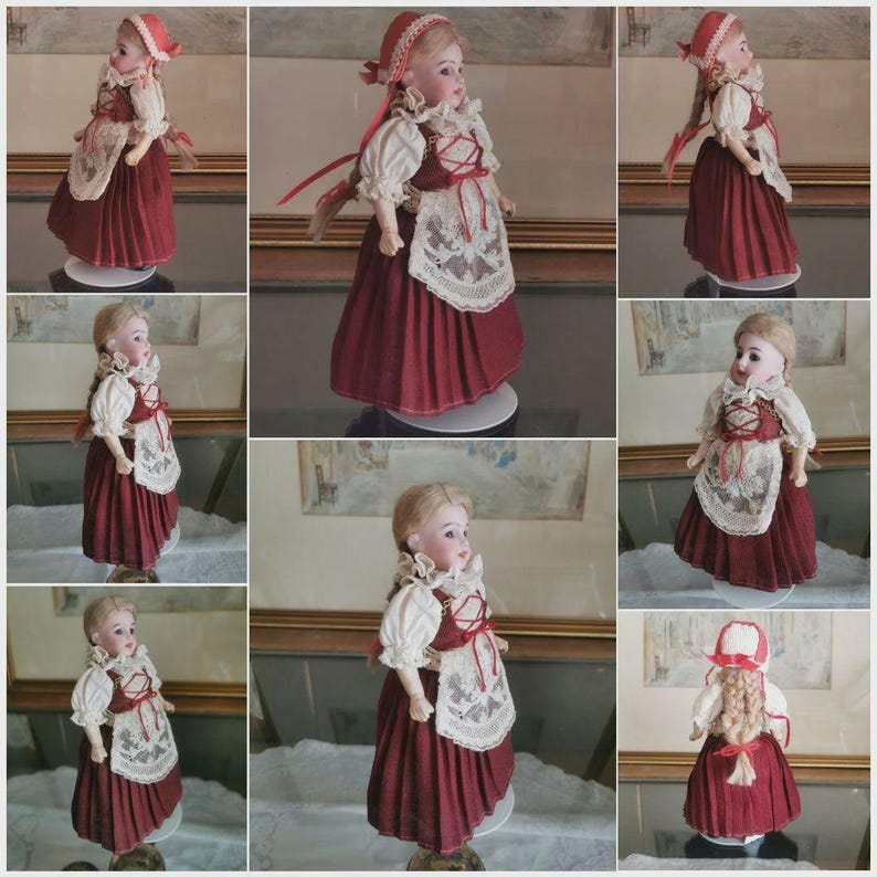 Antique Bisque Doll Simon Harbic Heidi 20cm - Etsy