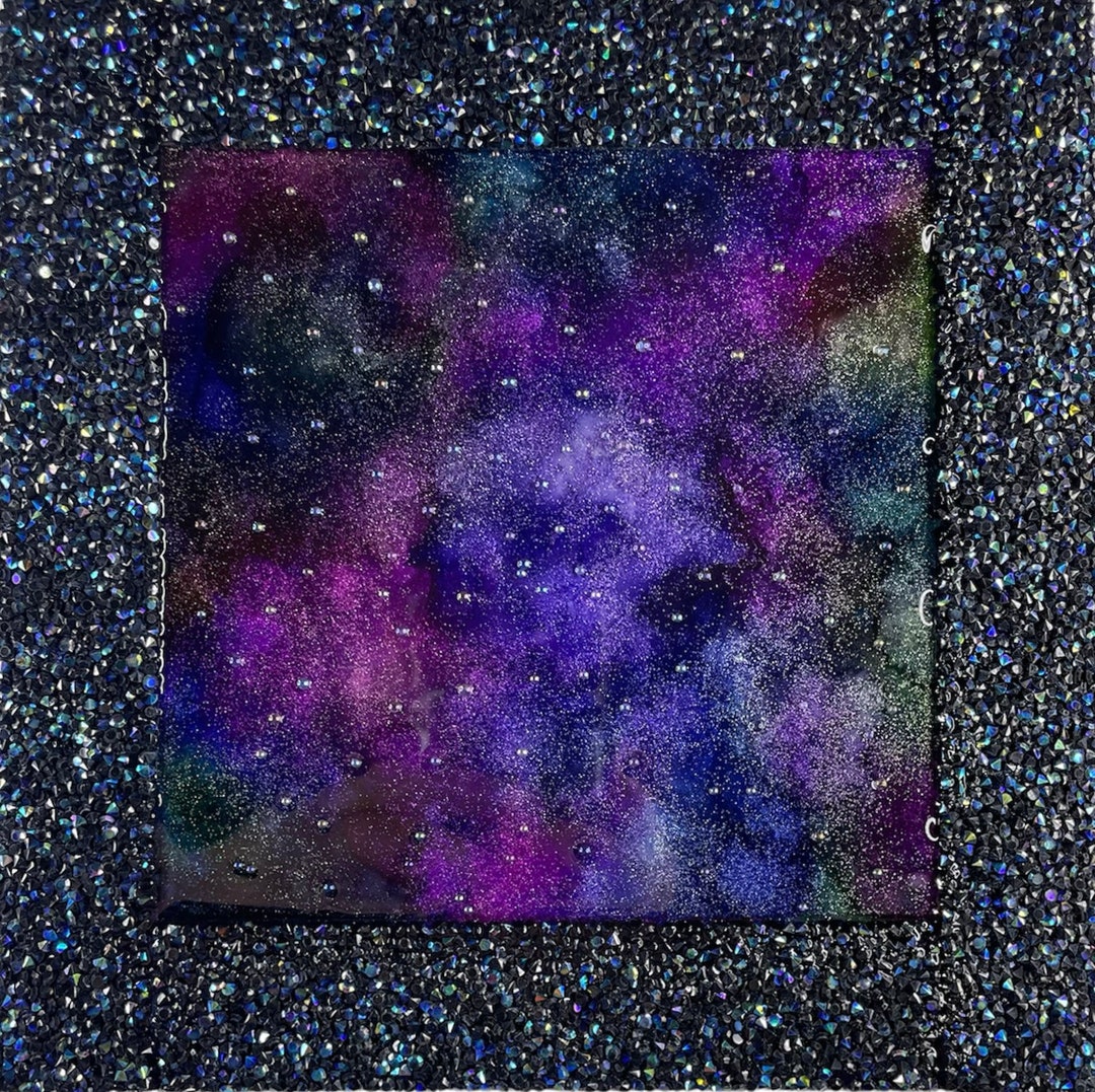 Galaxy Nebula Resin Wall Art (glows in the Dark) - Etsy