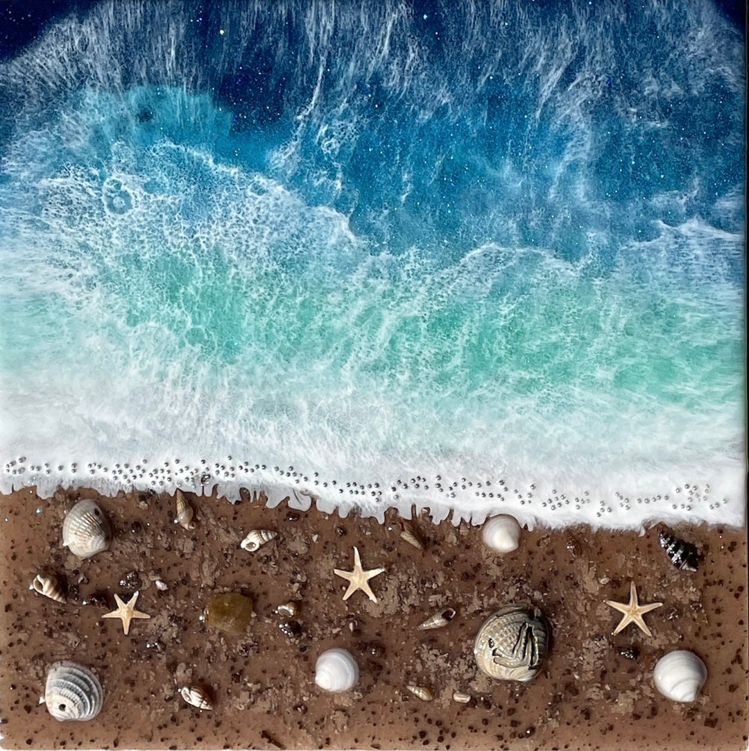 Beach Scene Memorial Art - Etsy