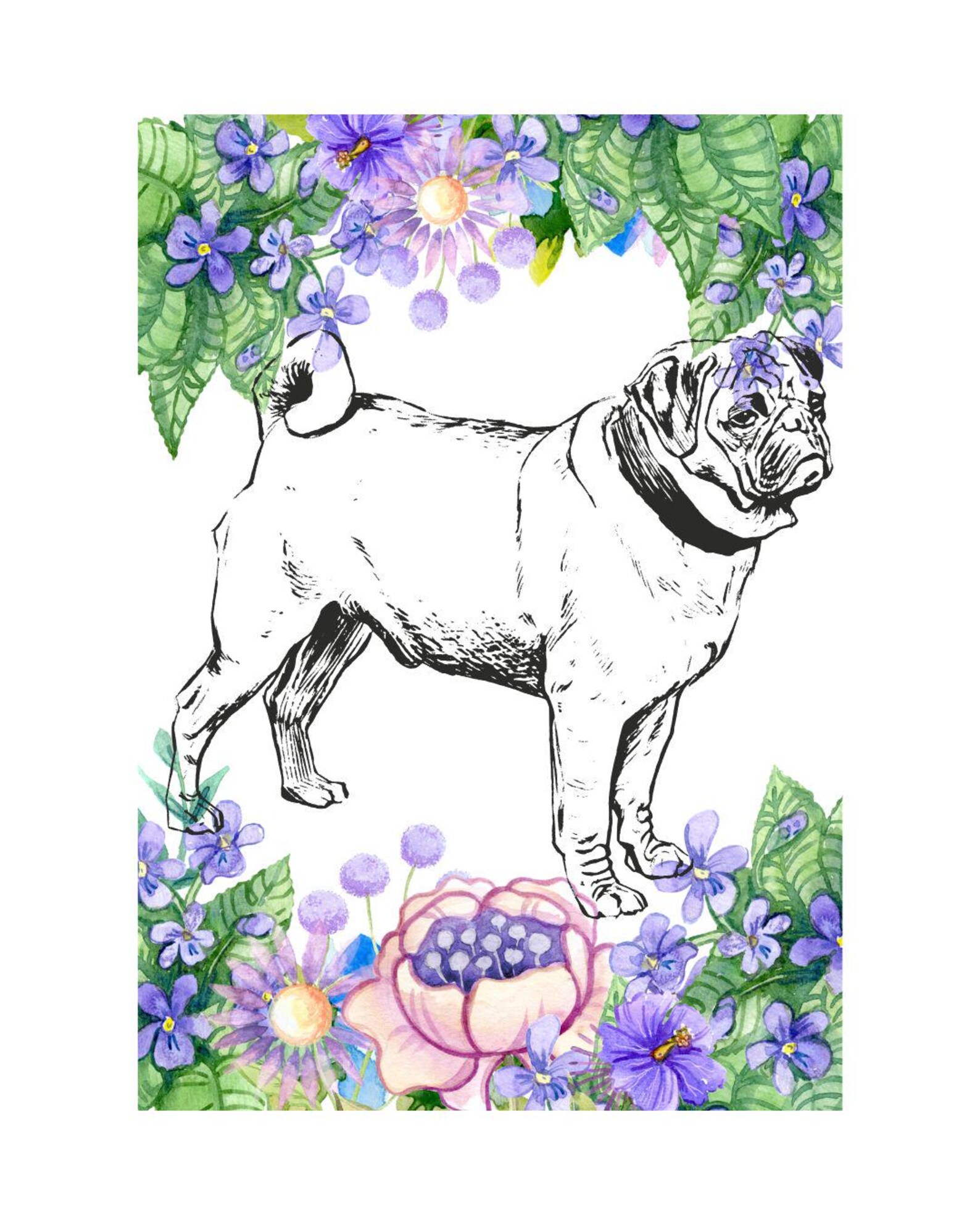 Blood Hound Cartoon Cute Dog Portrait, Pet Cartoon, Cartoon Pet ...