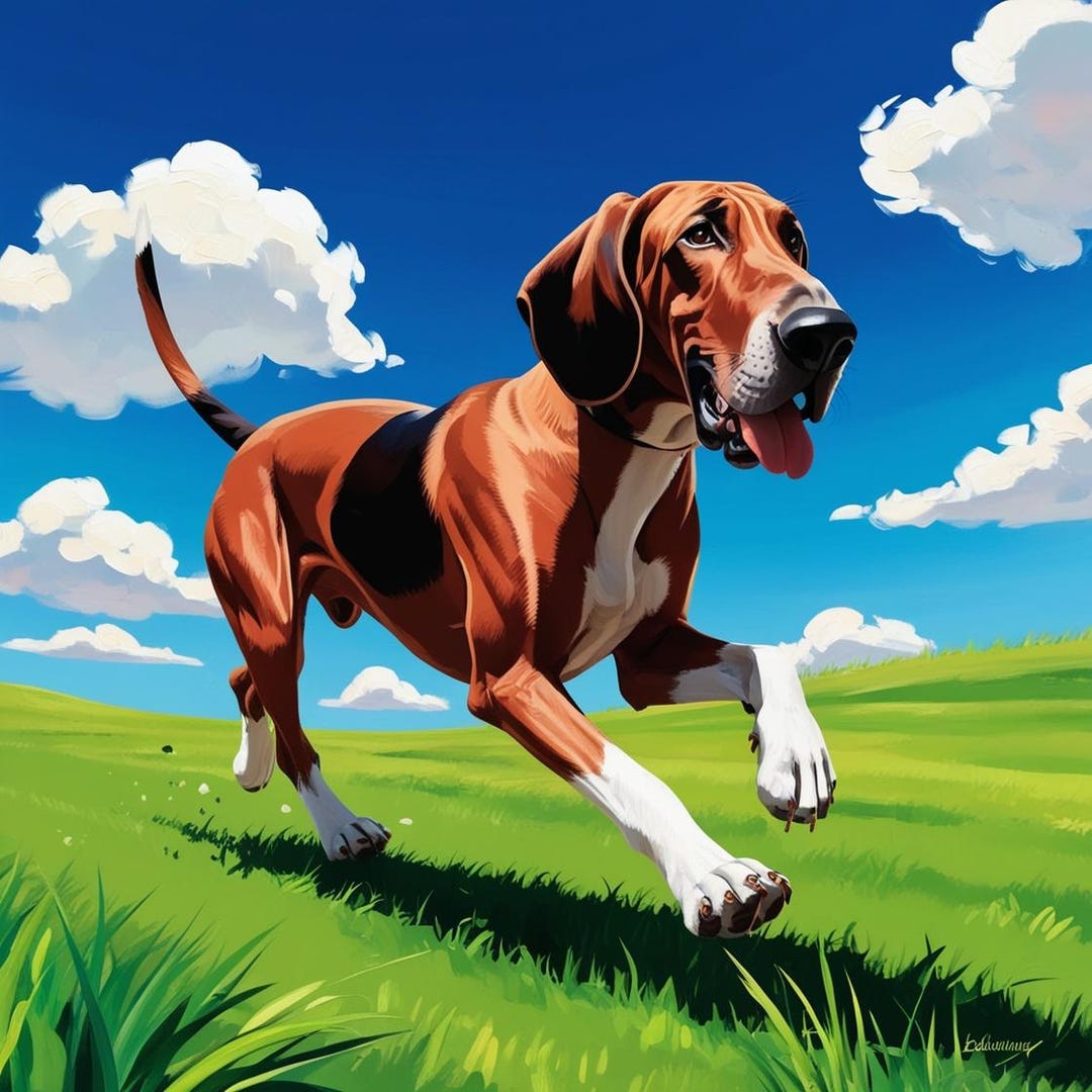Blood Hound Cartoon Cute Dog Portrait, Pet Cartoon, Cartoon Pet ...