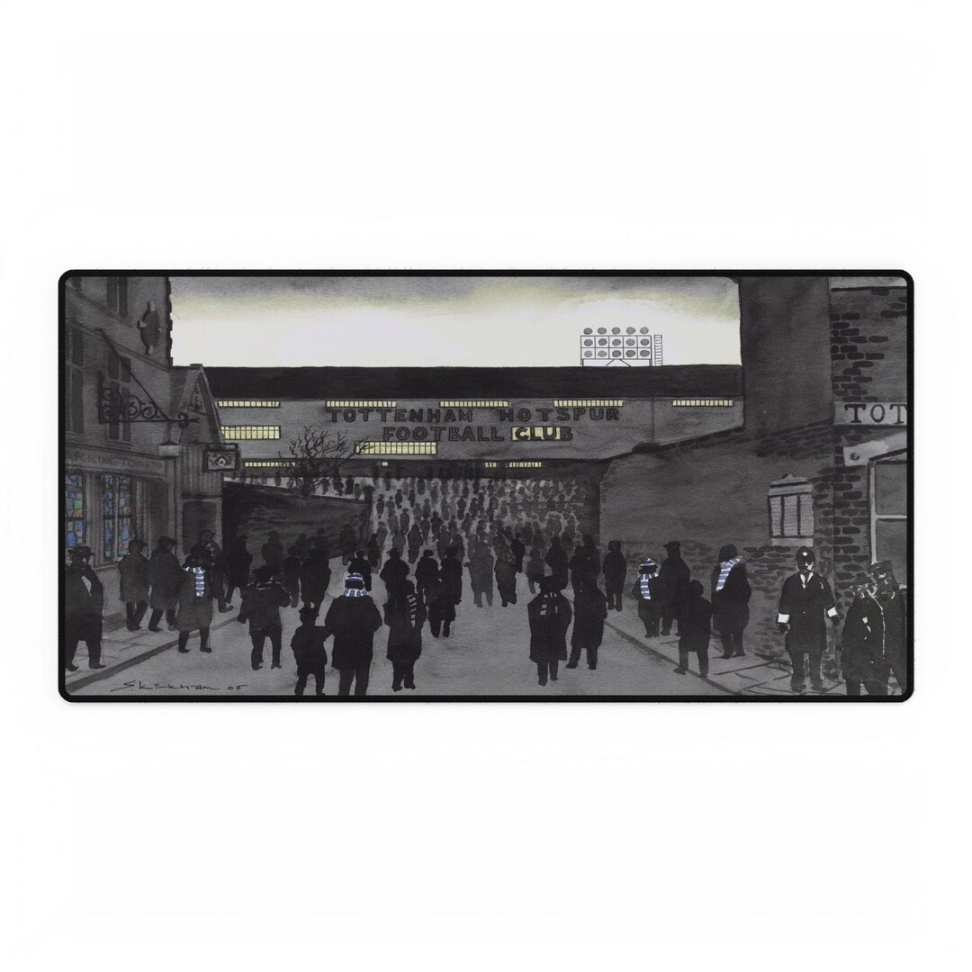 Tottenham FC Themed Desk Mat Gift for Nostalgic Spurs Mouse Pad for ...