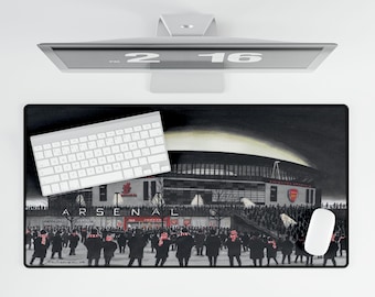 Arsenal FC Football Themed Desk Mat Gift for Dad Nostalgic Highbury ...