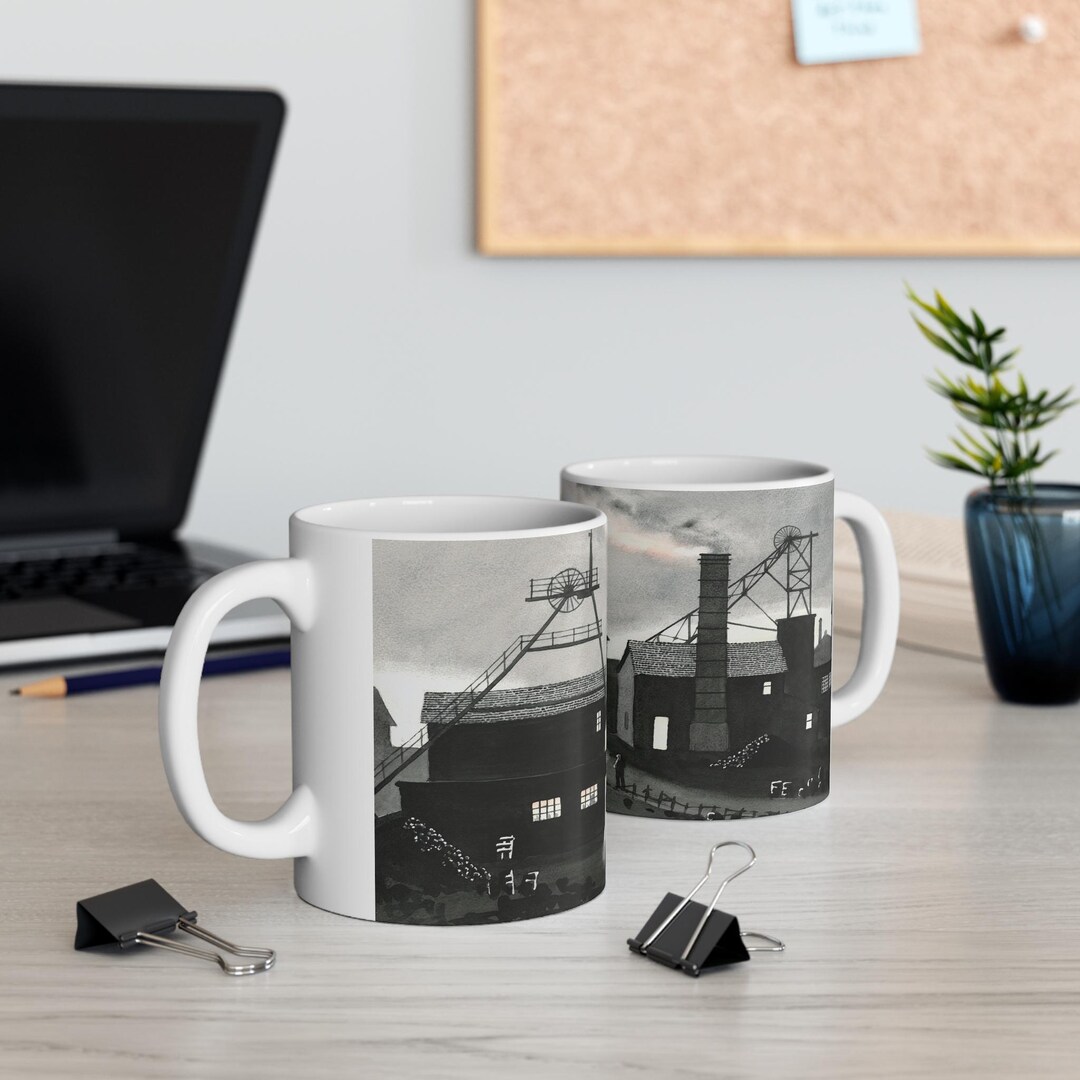 Coal Mining Industrial Landscape Birthday Gift for Him Commemorative ...