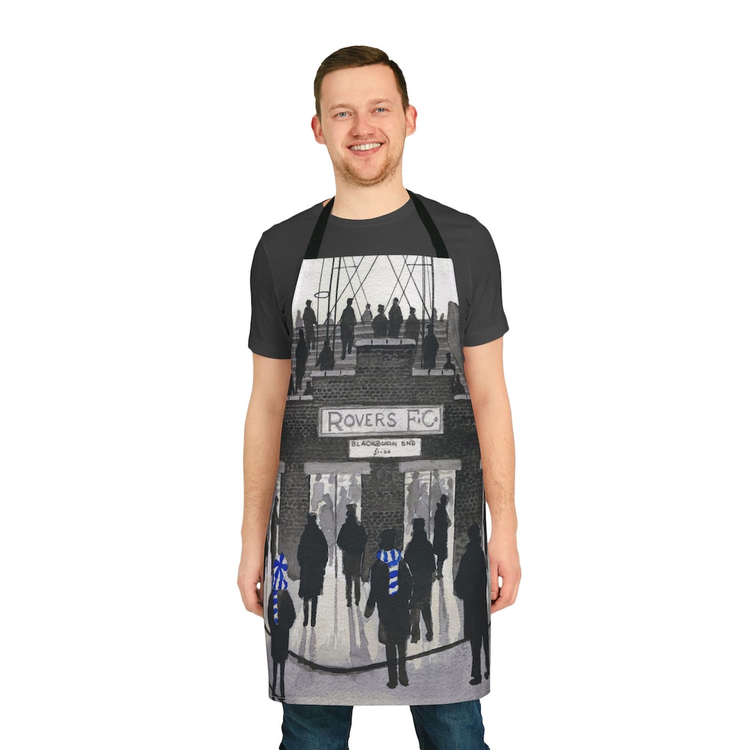 Blackburn FC Kitchen Apron Birthday Gift for Him Unique Blackburn BBQ ...